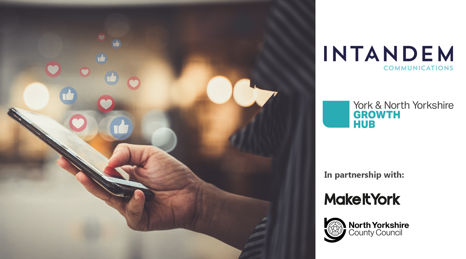 Free webinar: Social media series - mastering the basics - Y&NY Growth Hub Free webinar: Social media series - mastering the basics - Y&NY Growth Hub